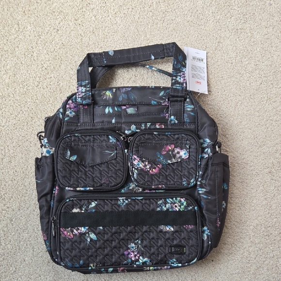 lug | Bags | Nwt Lug Mini Puddle Jumper In Bouquet Black | Poshmark